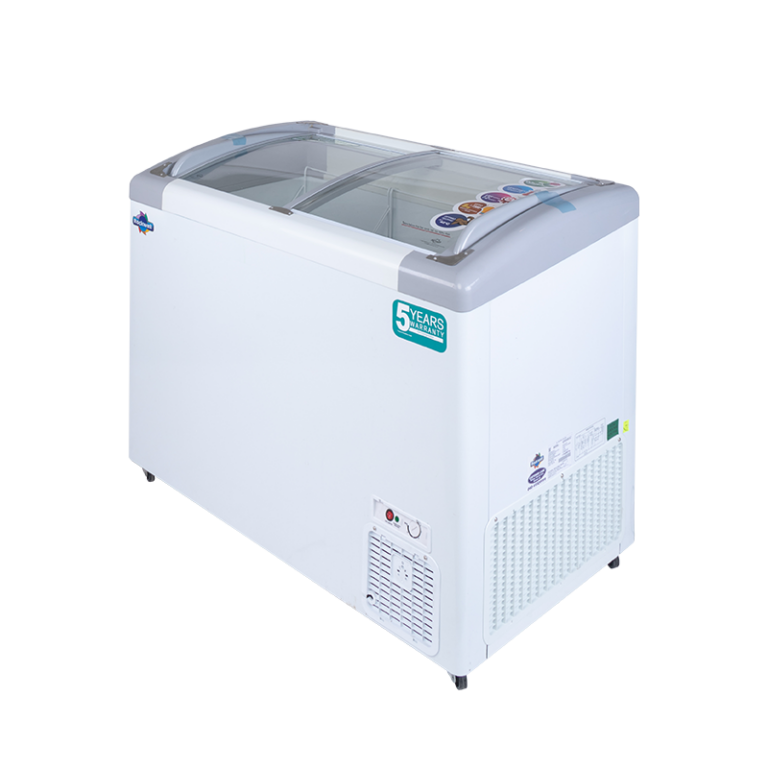 Rockwell 185Ltr, Curved Glass Green Freezer, In-built LED Light, Upto ...