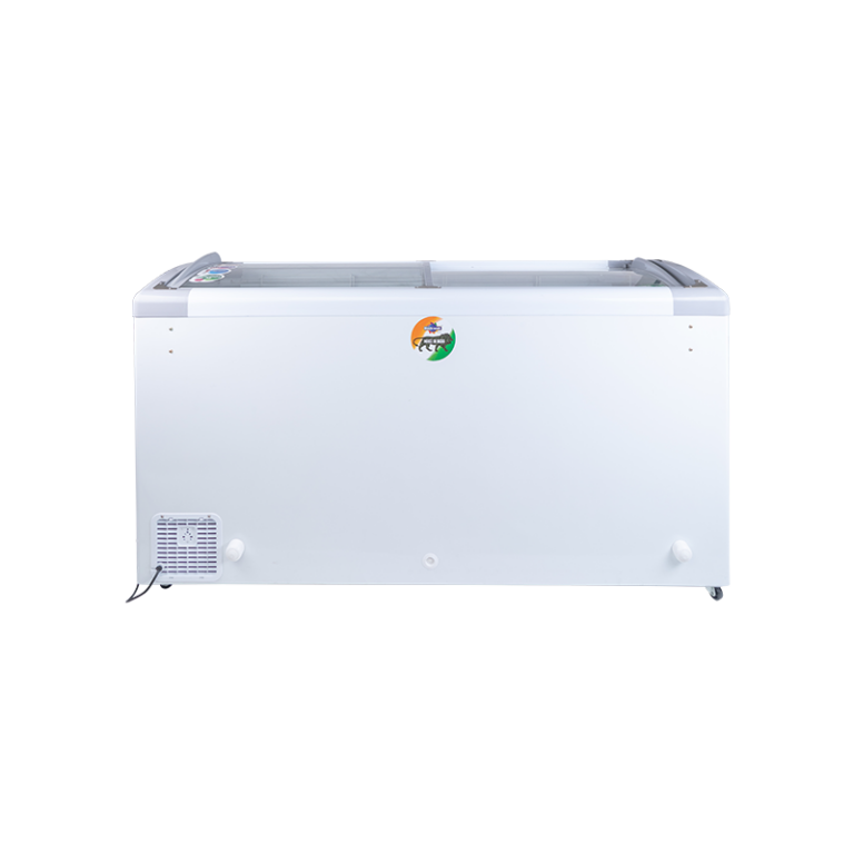 Rockwell 380Ltr, Curved Glass Green Freezer, In-built LED Light, Upto ...
