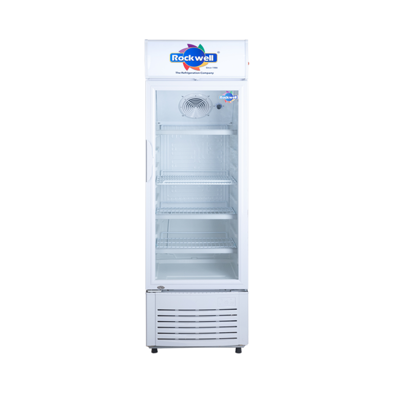 Rockwell 285Ltr, Single Glass Door Visi Cooler, Internal LED, Dynamic ...