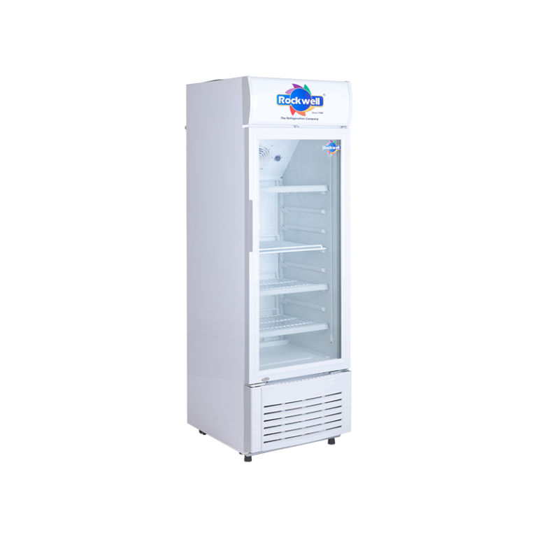 Rockwell 240Ltr, Single Glass Door Visi Cooler, Internal LED, Dynamic ...