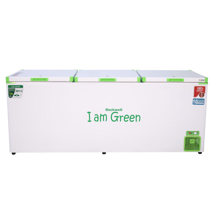 Rockwell GFR1210F, 5 Star, GREEN Deep Freezer, Triple Door, with 10 yrs ...