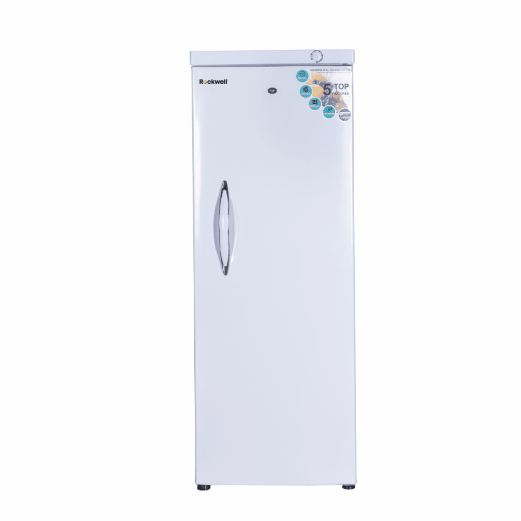 Rockwell 280 Ltr, Single Door Upright Freezer UF300A, White - Rockwell